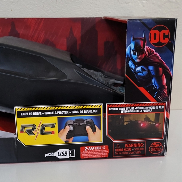 DC Comics | Toys | Dc Comics Nib 222 The Batman Turbo Boost Batmobile ...